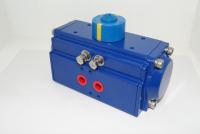 China PTFE Coated Pneumatic Rack and Pinion Actuator 0-90° Rotary Angle 2-8 Bar Working Pressure for sale