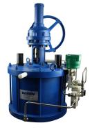 China 150 Psig Pneumatic Linear Actuator for Gate Valves - ISO 12490 Certified with -40℃ to +110℃ Temperature Range for sale