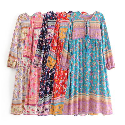 China Factory Customize 2021 COTTONPRINT VESTIDOS for sale