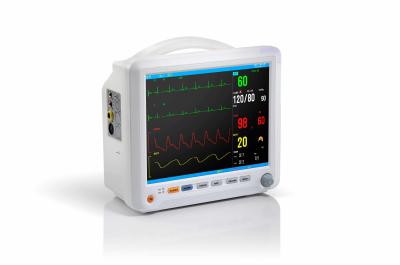 Cina Macchina portatile del monitor paziente di 6 parametri standard con l'esposizione LCD di colore a 12,1 pollici in vendita