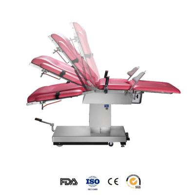 China Tabela de funcionamento 304 hidráulica manual de aço inoxidável para a ginecologia/obstetrícia à venda
