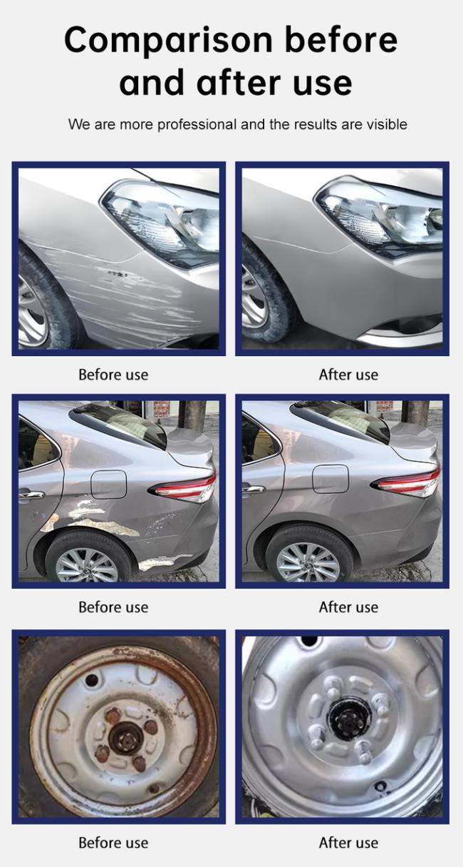 Mixed Blue Shining Silver Metallic Automotive Paint Heat Resistant Silver Pigment Acrylic Lacquer Spray Paint 6