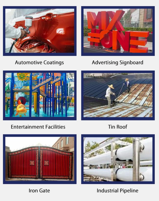 Bright Yellow 2k Car Paint / Auto Touch Up Spray Paint OEM / ODM 4