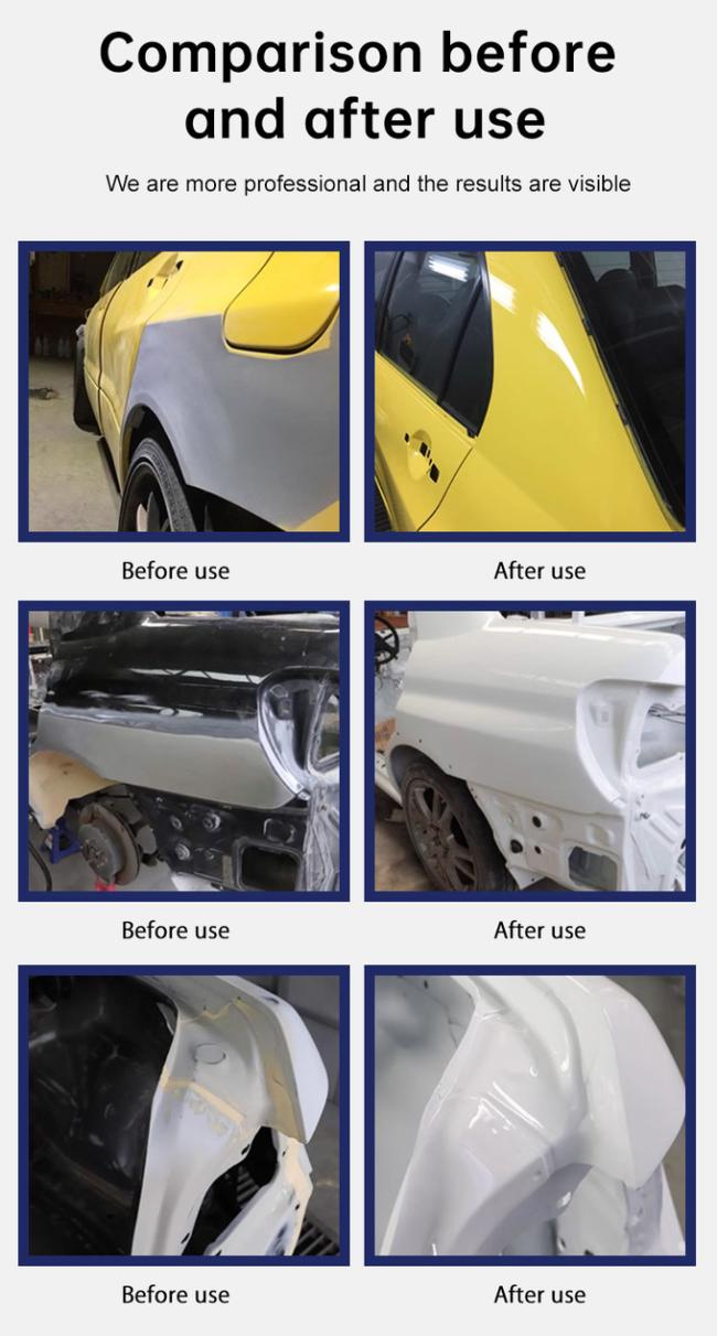 Bright Yellow 2k Car Paint / Auto Touch Up Spray Paint OEM / ODM 6