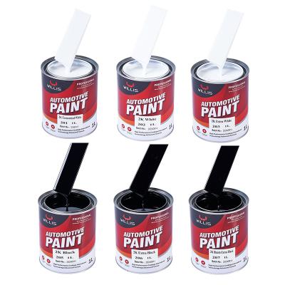 China Customizable Color Willis Auto Refinish Paint For Trucks 2k Spray Paint Auto Refinish Paint Metallic Blue Car Paint for sale