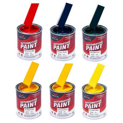 China Customizable Color Willis Auto Refinish Paint For Trucks 2k Spray Paint Auto Refinish Paint Metallic Blue Car Paint for sale