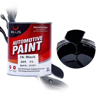 China Secagem Rápida 2K Solid Auto Body Metal Filler Deep Emerald Green Flat Black 2k Spray Paint 2k Topcoat à venda