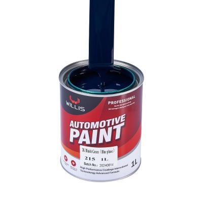 China Fast Drying Mechanical Equipment Automotive 2K Solid Paint 2K Bluish Green（Blue Phase） for sale