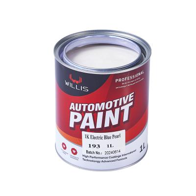 China Metal Bucket 1k Primer Pearl White Car Paint Weather Resistance For Billboards Metallic Paint Colors for sale