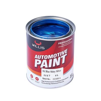 Cina Vernice per automobili metallica blu misto lucente argento pigmento argento acrilico lacca vernice a spruzzo in vendita