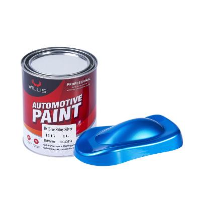 Cina Vernice per automobili metallica blu misto lucente argento pigmento argento acrilico lacca vernice a spruzzo in vendita