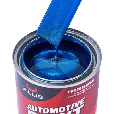Cina Vernice per automobili metallica blu misto lucente argento pigmento argento acrilico lacca vernice a spruzzo in vendita