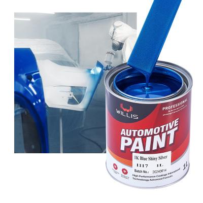 Cina Vernice per automobili metallica blu misto lucente argento pigmento argento acrilico lacca vernice a spruzzo in vendita