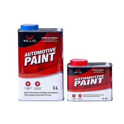 Cina Auto 2k Riparazione di graffi trasparenti Vernice acrilica industriale indurente 2k Topcoat Vernici a spray per auto Vernice per auto ad alto lucido in vendita
