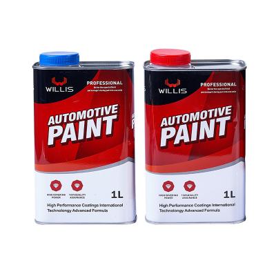 Cina Auto 2k Riparazione di graffi trasparenti Vernice acrilica industriale indurente 2k Topcoat Vernici a spray per auto Vernice per auto ad alto lucido in vendita