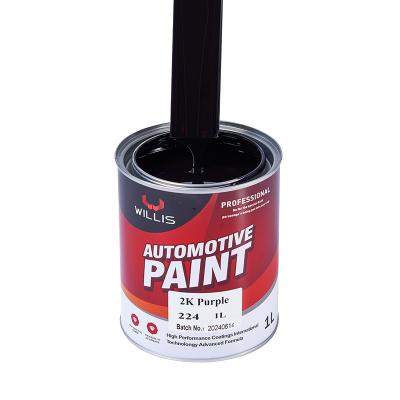 China Purple / Orange / Red 2K Purple 2K Solid Paint For Spray Gun  Easy To Infiltrate 2K Purple Auto Refinish Paint for sale
