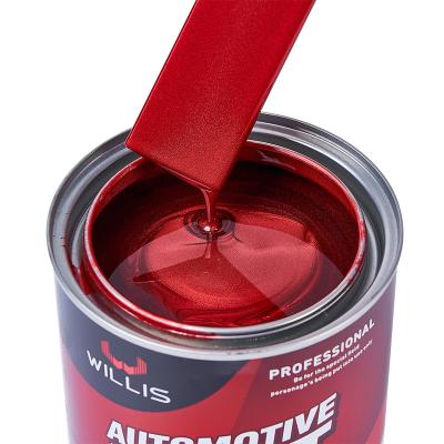 China Refinish Silver Powder Coat Paint , Sparking OEM Metallic Silver Auto Paint for sale