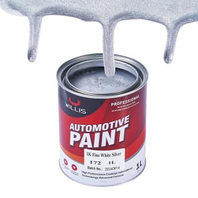 Cina Basso Voc Argento Vernice Metallica Automotive Alta Solid Industrial Primer Vernice Acrilica Lacca Spray Vernice Metallica Auto Vernice in vendita