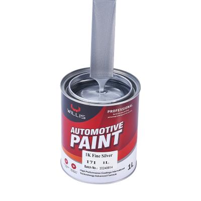 Cina Pintura di base argento di alta luminosità, riempitore per il corpo 1K Tint Base Paint Metallica Vernice automobilistica Vernice argento in vendita