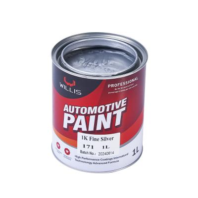Cina Pintura di base argento di alta luminosità, riempitore per il corpo 1K Tint Base Paint Metallica Vernice automobilistica Vernice argento in vendita
