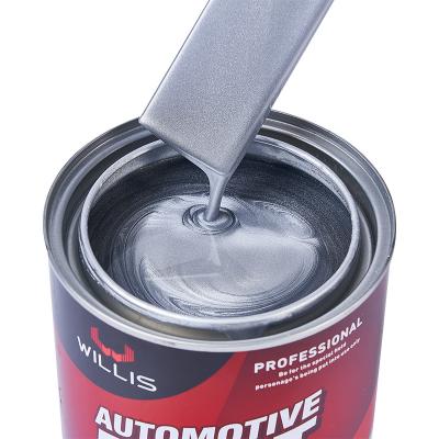 Cina Pintura di base argento di alta luminosità, riempitore per il corpo 1K Tint Base Paint Metallica Vernice automobilistica Vernice argento in vendita