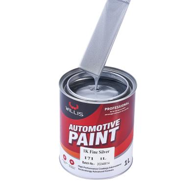 Cina Pintura di base argento di alta luminosità, riempitore per il corpo 1K Tint Base Paint Metallica Vernice automobilistica Vernice argento in vendita