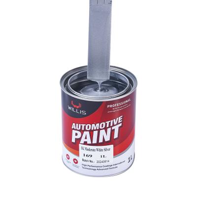 China Refinish Sparking Silver Metallic Automotive Paint Powder Coating 1K Basecoat,acrylic lacquer spray paint,auto car paint for sale