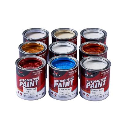 China 1K Pearl White Auto Verf Automotive Verf Vloeibare coating Meerdere kleuren Gemakkelijk toe te passen OEM / ODM-diensten,Car Spray Verf Te koop