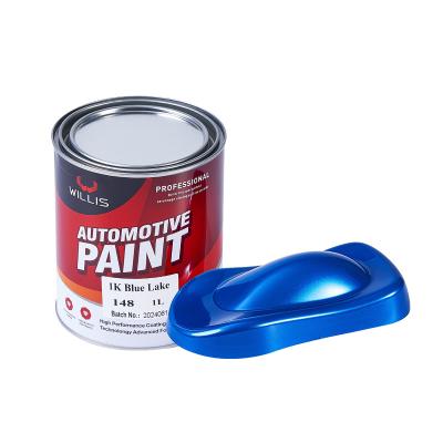 Furniture / Advertising 1K Car Paint High Hardness / Gloss Various Colors,1K Blue Lake