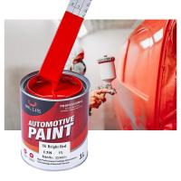 China 1K Base Auto Refinish Paint Fast Drying Solid White Strong Hiding Power for sale