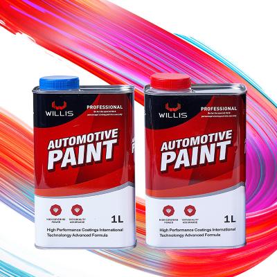 China Durable Metallic Red Car Paint , Two Component Varnish Epoxy Paint Thinner for sale