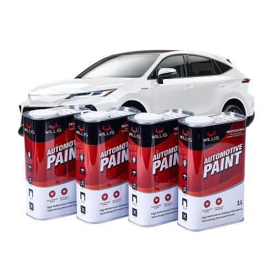 China High Solid Metallic Acrylic Paint ,  Touch Up Rose Gold Automotive Paint for sale