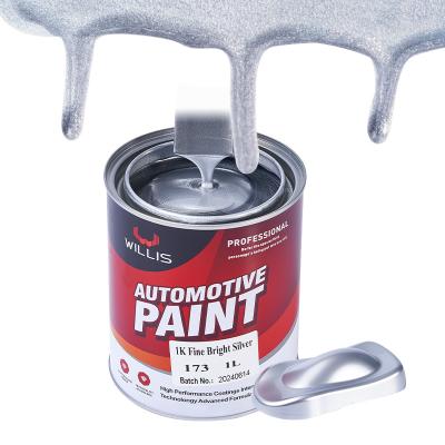 Cina Risistenza ai graffi Lunga durata Vernice a spray per auto di colore argento 2 anni in vendita