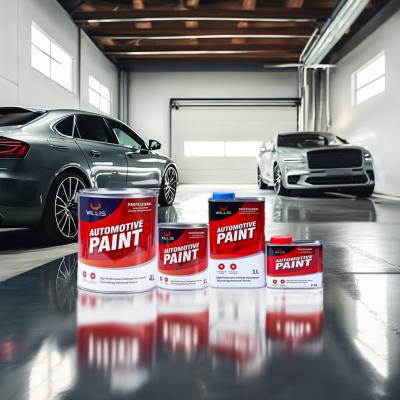 China High Hardness Car Refinish Paint , Mirror Like Metallic Car Spray Paint for sale