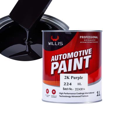 China Purple 2K Solid Paint with Customizable Color and 2 Years Shelf Life for Automotive and Car Applications for sale