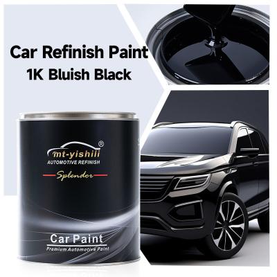 China Factory Price 1K Bluish Black Acrylic Spray Liquid Coating for Car Plastic Repair Low MOQ 1L & 4L Sizes for sale