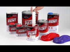 Peinture solide rouge anti jaunissement pour les rayures de voiture 2 ans