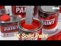 Gloss Preto 2K Escarlate Vermelho Pintura Sólida Anti Amarelecimento Para Riscos de Carro 2 Anos Vida útil