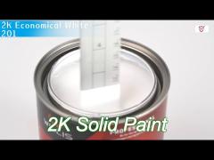 ODM Solid 2k White Automotive Paint,Auto Refinish Paint,Acrylic Spray Paint,Fabricante de pintura automotiva