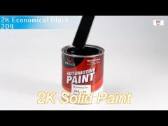Resistência química 2k pintura sólida para proteção de carros de alto brilho