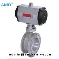 China Pneumatic Tri Eccentric Butterfly Valve SS304 SS316 DN50 DN1200 High Performance for sale