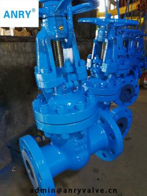 中国 DINのGOST GS C25の標準の非上昇のゲート弁   茎RF FFはフランジを付けたようになった 販売のため