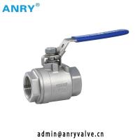 China 2pc SS Threaded Full Port Ball Valve CF8 CF8M Body 800LB 1500LB for sale