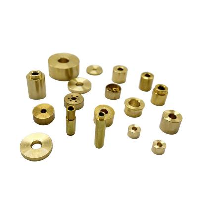 China Custom Brass CNC Turned Components Bushings Copper Spacers Machining for sale