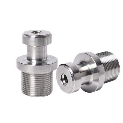 China Rapid Prototyping CNC Nozzle Stainless Steel Tube Precision Turning Parts for sale