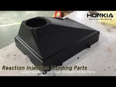 Industrial Reaction Injection Molding Parts Plastic Enclosure Deburring Surface