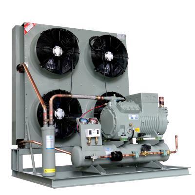 China High-Power H-Type Scroll Compressor Condensing Unit Motor Eco-Friendly Automatic Heavy-Duty Industrial Cooling Manufacturing for sale