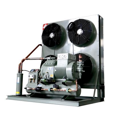 China Scalable Automatic H-Type Condensing Unit with Motor for Small Factories Medium Warehouses Large Industrial Plants for sale