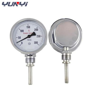 China Back Install Bimetal Temperature Gauge WSS Water Thermometer for sale