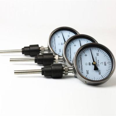 China Back Install Bimetal Temperature Gauge WSS Water Thermometer for sale